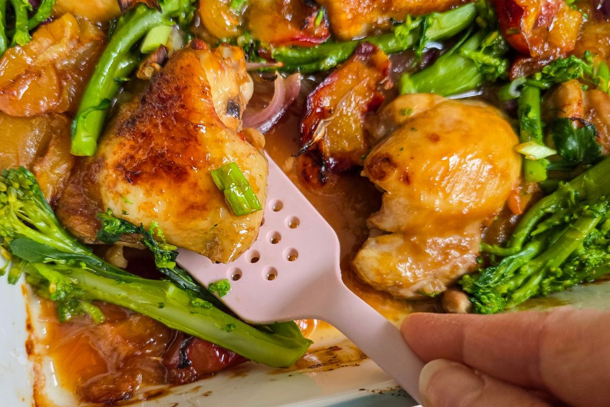 Chicken with plum and Hoisin sauce (easy recipe) - Candyflosslife