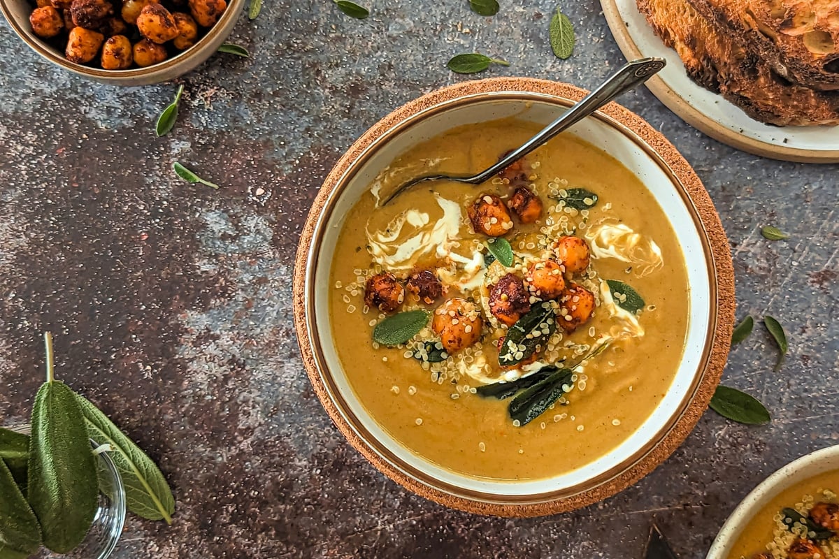 Moroccan pumpkin soup (soup maker) - Candyflosslife