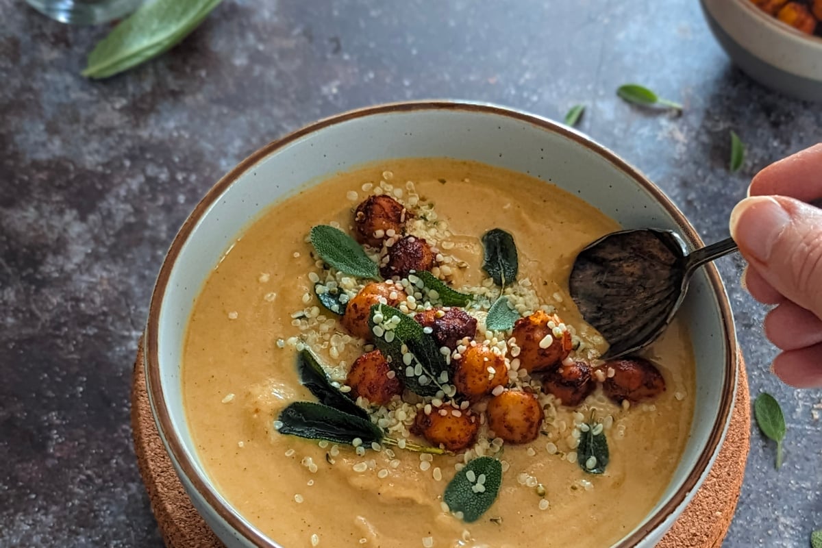 Moroccan pumpkin soup (soup maker) - Candyflosslife