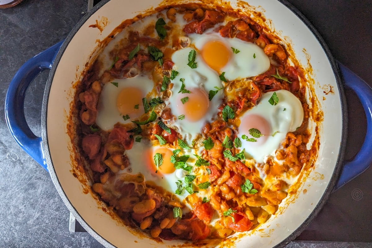 Moroccan shakshuka - Candyflosslife