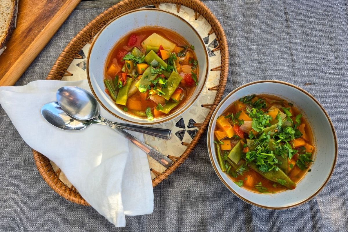Runner Bean Soup - Candyflosslife